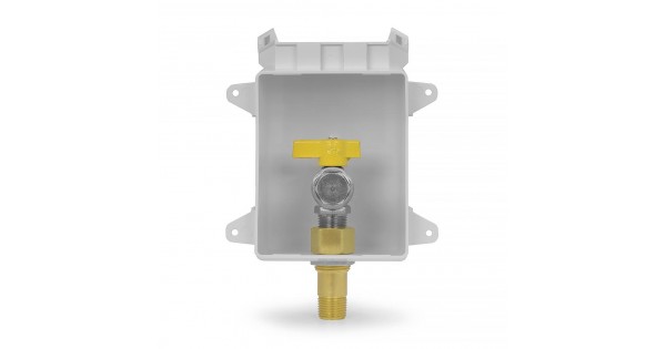 OxBox Gas Valve Box – 1/2in NPT Valve and Iron Pipe Adapter | CANARSEE.com