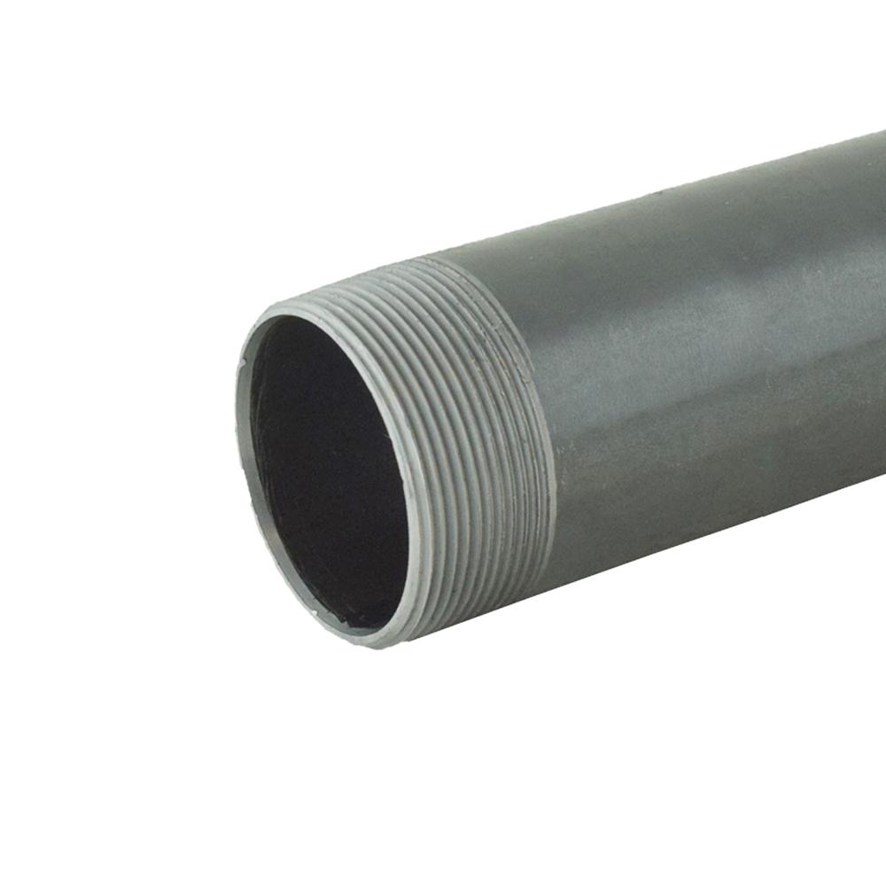 2" x 10ft Black Steel Pipe, Sch 40 | CANARSEE.COM