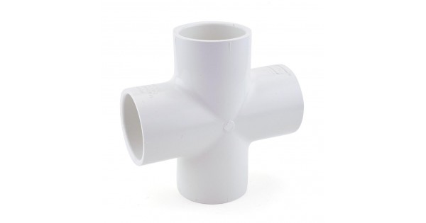 1-1/2” Sch. 40 PVC Cross | Plumbing Supplies | Canarsee