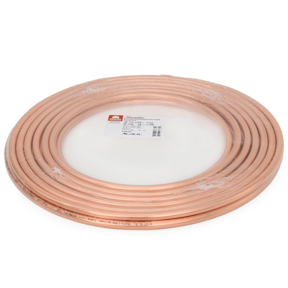 1/2" OD x 50ft ACR Refrigeration Soft Copper Tubing Coil | CANARSEE.COM