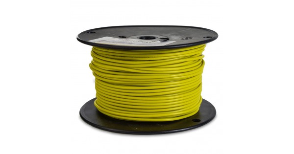 300ft coil of 14GA Burial Tracer Wire, Yellow | Canarsee