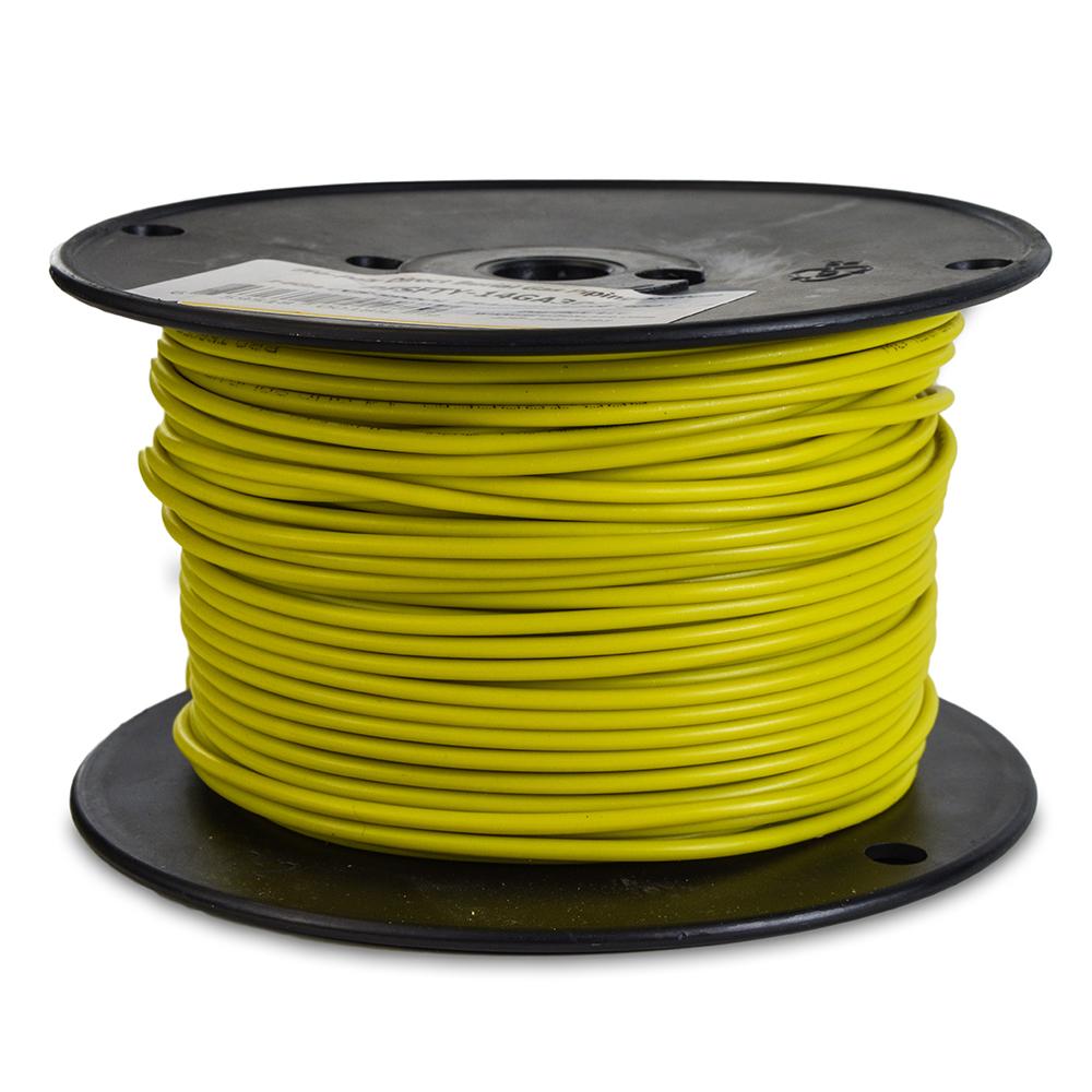 300ft coil of 14GA Burial Tracer Wire, Yellow | Canarsee