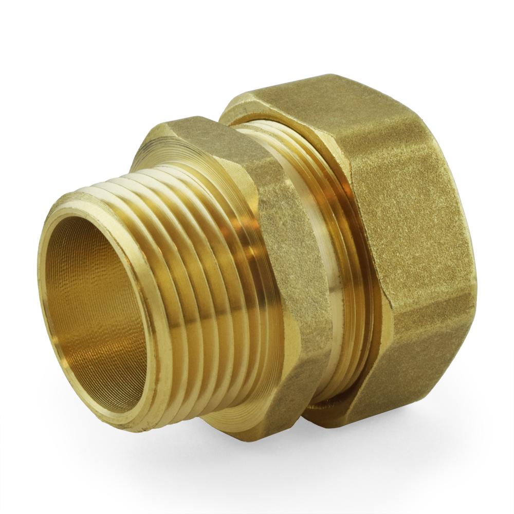 1” PEX-AL-PEX Compression x 1” Male Threaded Adapter | Plumbing ...